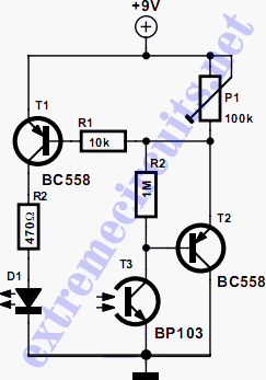 Simple Remote Control Tester Circuit Diagram