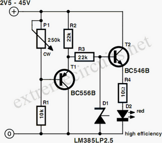 Simple Voltmeter Circuit Diagram